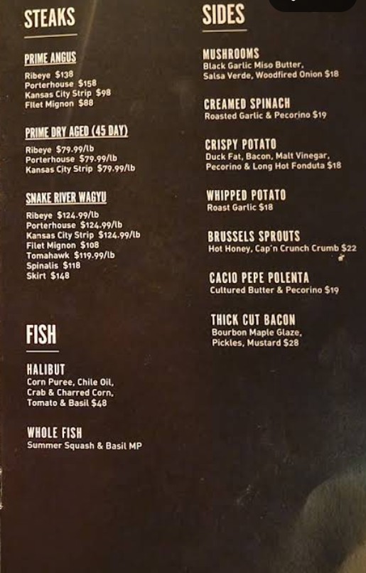 Menu of The Butcher's Block | Exclusive Cuts, Farm-to-Table Restaurant ...